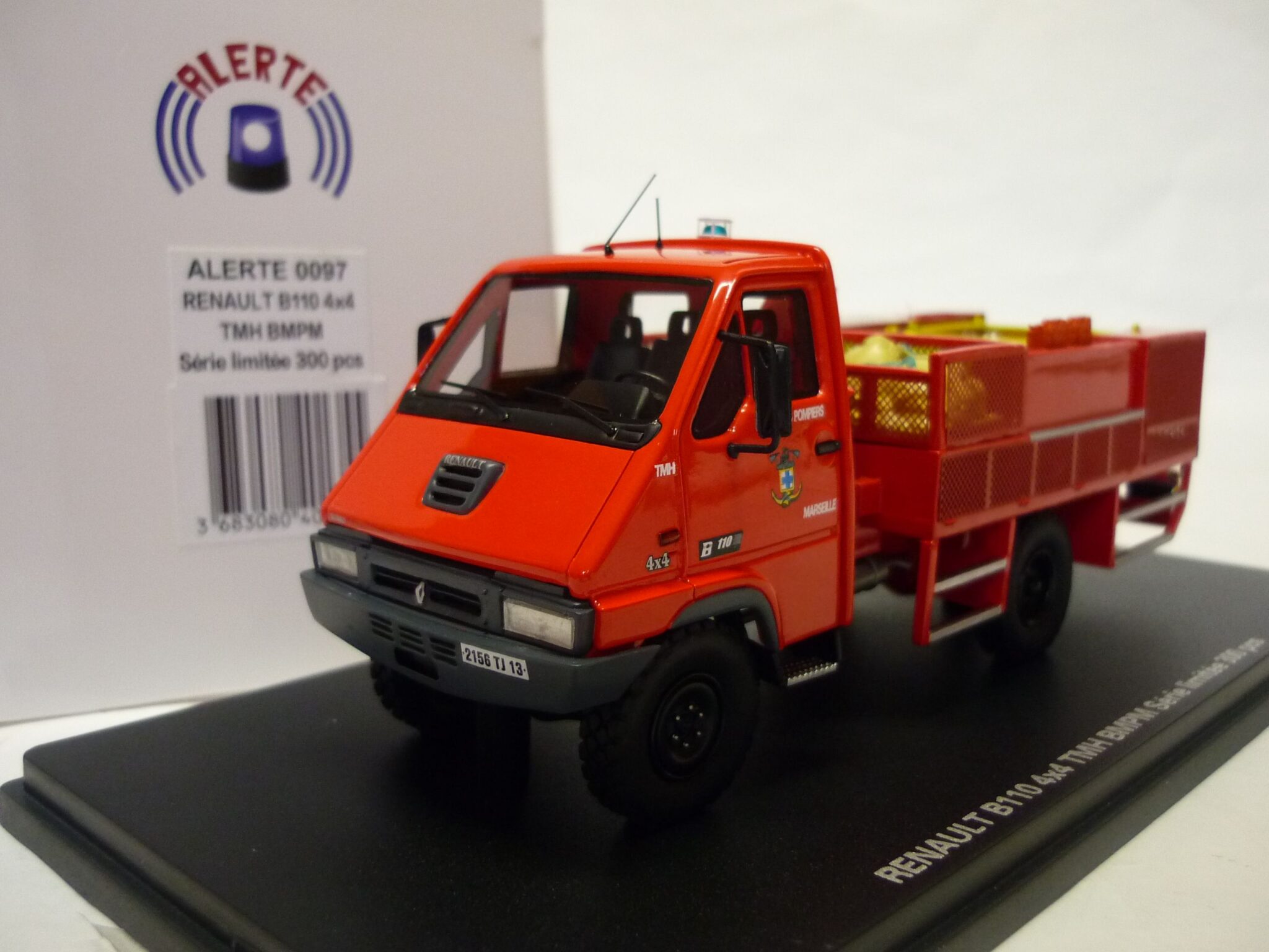 Renault Master B110 4X4 Pompiers 1/43° Alerte – Les Miniatures
